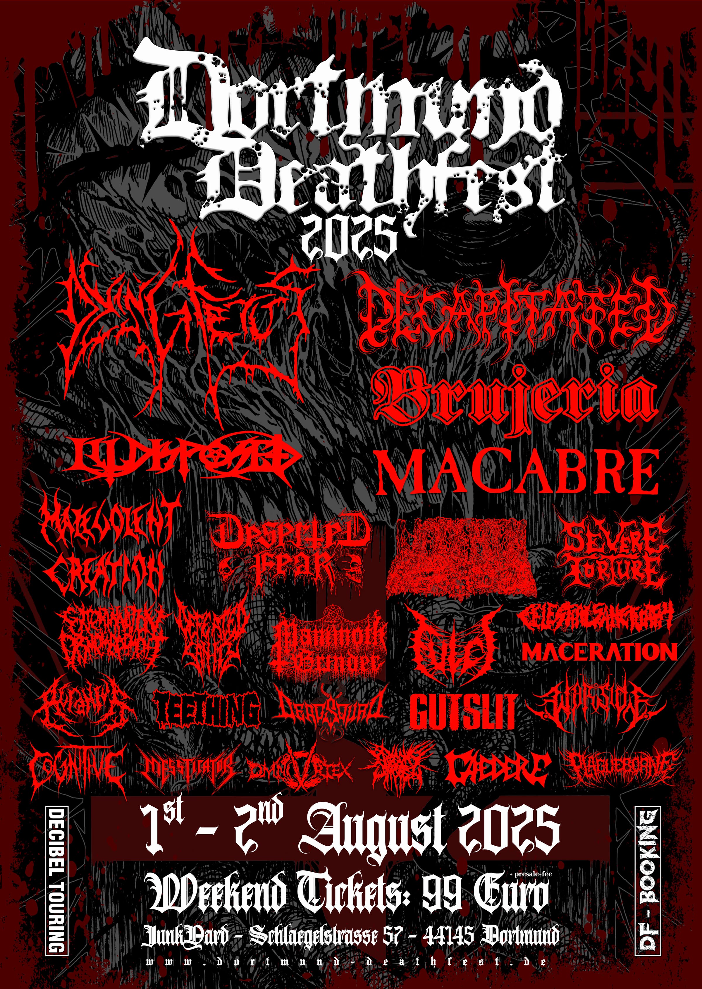 [news] Dortmund Deathfest 2025 – Final Lineup & Preparty Announced